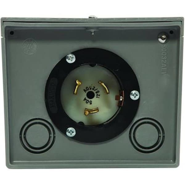 Generac Generac 6338 50A Power Inlet Box 125-250V NEMA CS6365 - Pack of ...