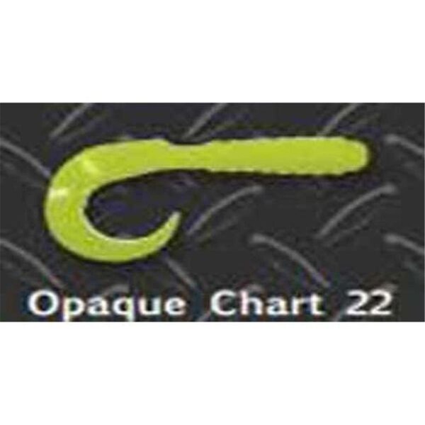 Big Bite Baits 2 in. Curl Tail Grub Opaque Chart Fishing Lure, 10PK ...