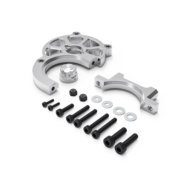 Gmade GR01 Aluminum Motor Mount Set for GOM, Silver GMA30081 | Zoro