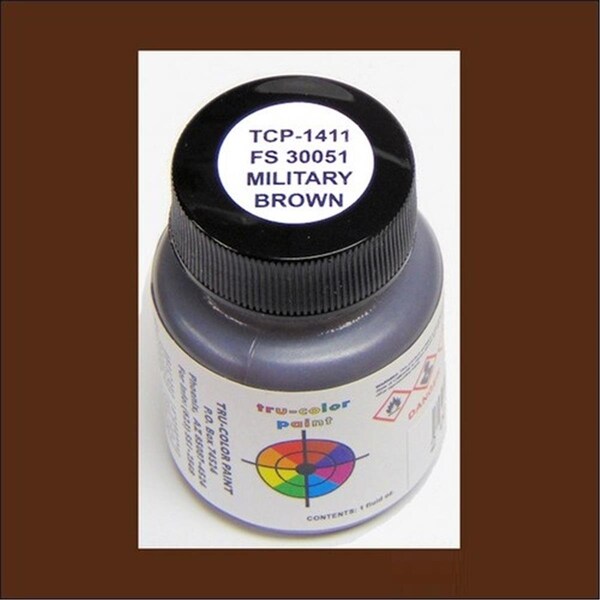 Tru-Color Paint FS Nato Military Brown Paint - 1 oz TCP1411 | Zoro