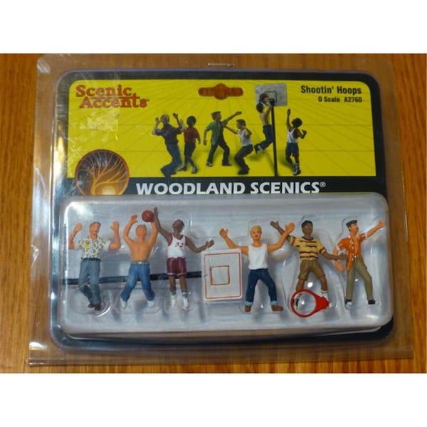 Woodland Scenics O Shootin Hoops Train Figures Set WOO2760 | Zoro
