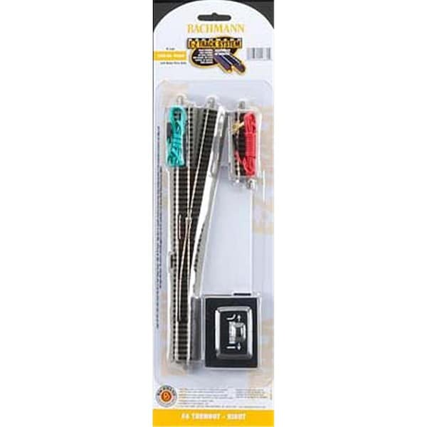Bachmann No.6 Turnout Right - N Scale Nickel Silver Model Train Track ...