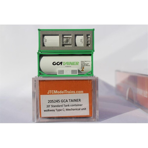 Jacksonville Terminal 20 ft. N Scale GCA Tainer Tank Container ...