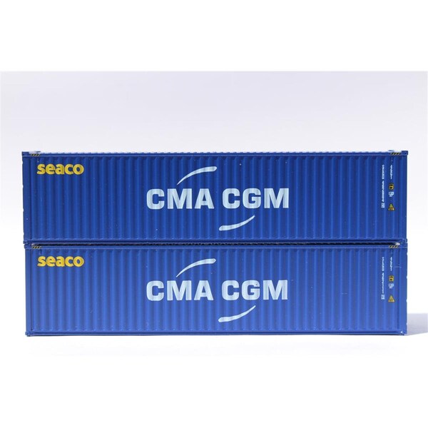 Jacksonville Terminal 40 ft. N Scale Seaco High Cube Model Container ...