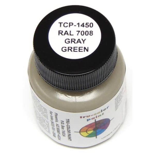 Tru-Color Paint German Ral 7008 Paint, Gray & Green TCP1450 | Zoro