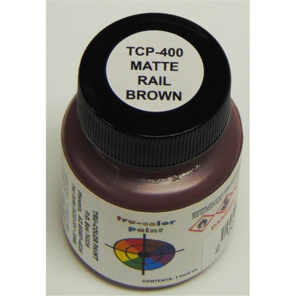True Color Paint Matte Rail Paint; Brown - 1 oz TCP400 | Zoro