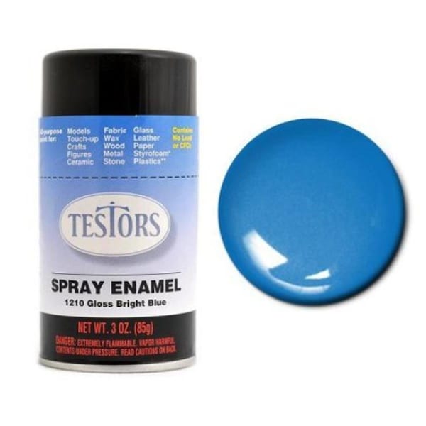 Testors Testors Paints TES1210T Spray Bright Blue TES1210T | Zoro