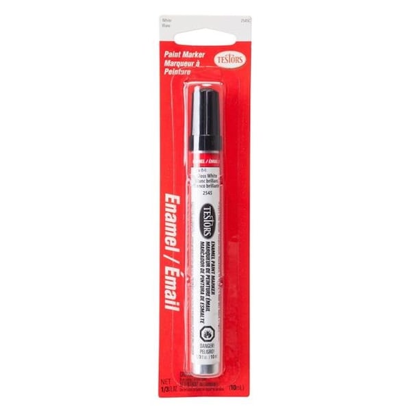 Testors Testors Paints TES2545C Gloss White Paint Marker TES2545C | Zoro