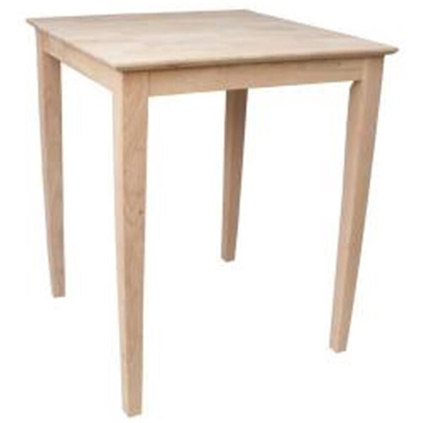 Fine-Line Solid Wood Top Table - Shaker Legs FI2590267 | Zoro