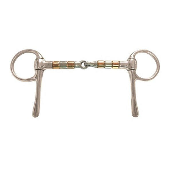 Jacks 5 in Half Cheek Jointed Snaffle Bit with Copper Rollers 214435 | Zoro