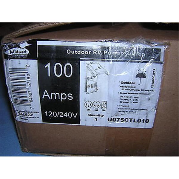 Parallax Power Supply RV Power Outlet Panel P2F-U075CTL010 | Zoro