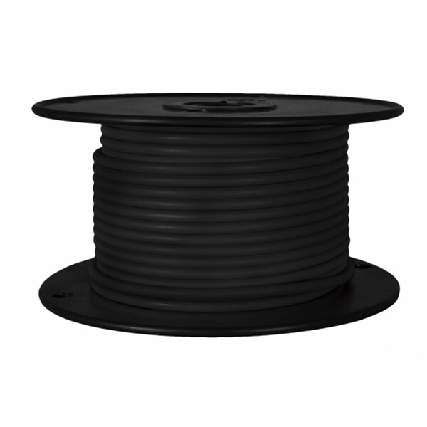 Wirthco Primary Wire, GPT, 18 AWG, Black, PVC Jacket W48-81107 | Zoro