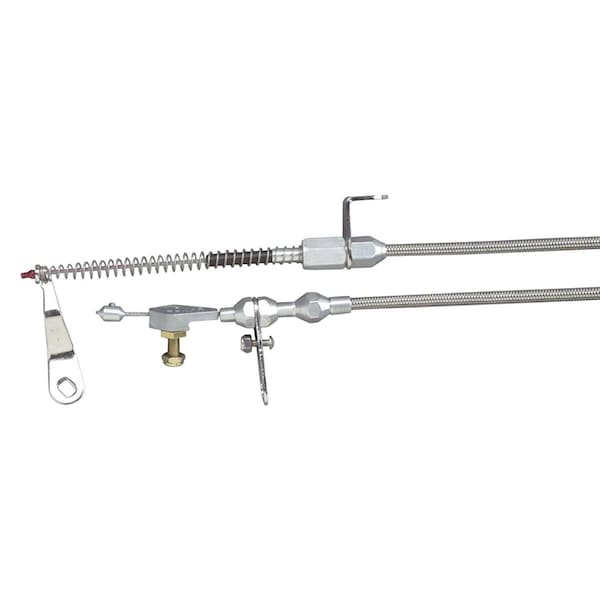 Lokar Performance Products Hi Tech Kickdown Kit, Polished for Ford AOD ...