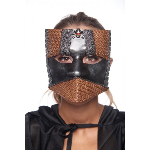Kayso Silver Full Face Steampunk Mask with Skull Red Eyes SPM017SL | Zoro