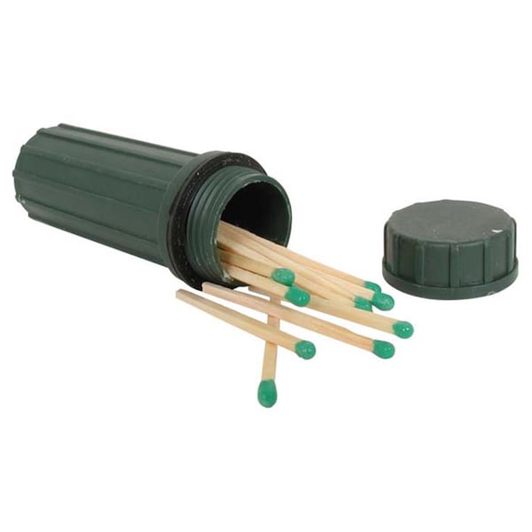 Liberty Mountain Waterproof Plastic Match Box, Green 372201 | Zoro