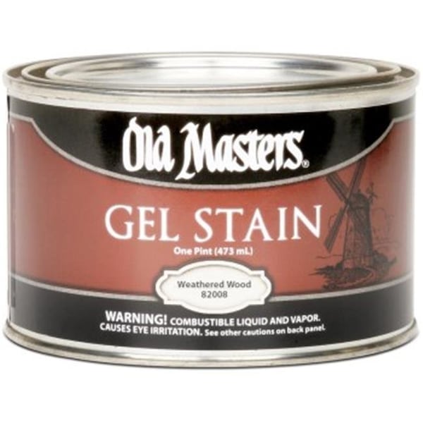 Old Masters 292668 Pint Weathered Wood Gel Stain 86348820081 | Zoro