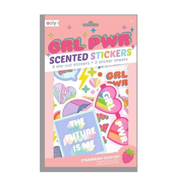 Ooly Ooly 120-037 Scented Scratch Stickers - Girl Power 120-037 | Zoro