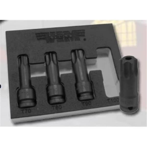 Vim Tools VIM-IMPTX800 0.5 in. Impact Torx Driver Set; Large VIM ...