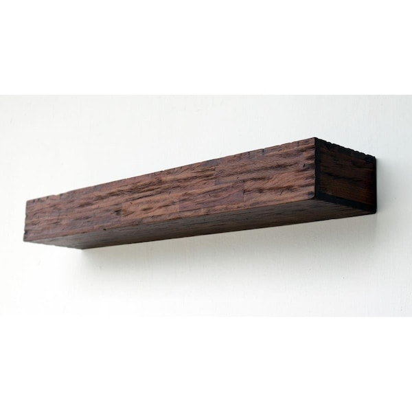 Northbeam 48 in. Distressed Floating Shelves., Brown - 2 Piece ...