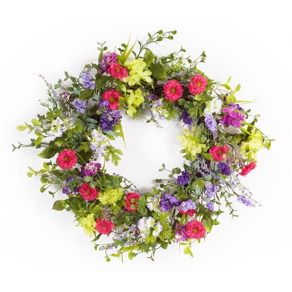 Made4Mansions Mixed Floral Wreath MA2615737 | Zoro