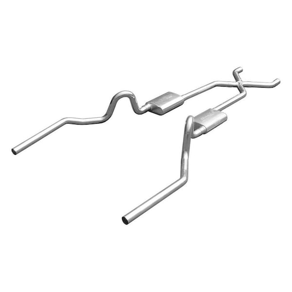 Pypes Performance Exhaust 409 Stainless Steel Pipe Crossmember-Back ...