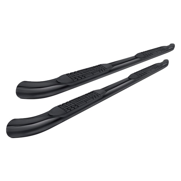 Promaxx Automotive 4 in. Black Curved Oval Step Bars for 2019 Ram 1500 ...