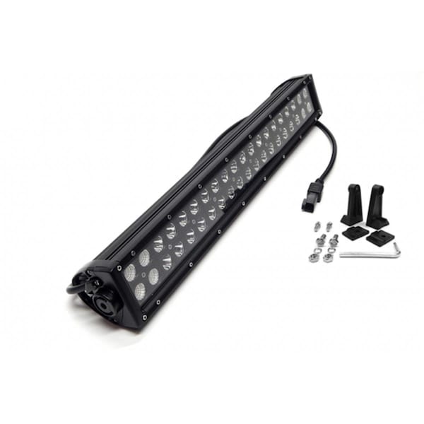 Complete 20 in. Flood & Beam Combo Black Face Out LED Light Bar - 120W ...