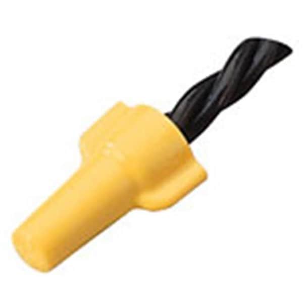 Ideal Ideal Industries 131-30-451 Yellow Wing-Nut Connector; 100 Pieces ...