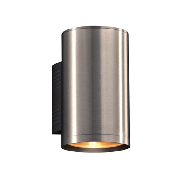 Plc Marco Brushed Aluminum LED Exterior 1 Wall Light 2092BA | Zoro