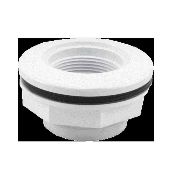 Custom Molded Products 1.5 in. Inlet & Outlet Wall Return Fitting; Gray ...
