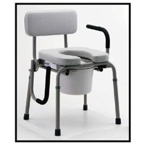 Roscoe Medical Drop Arm Commode with 300lb Weight Capacity BSDAC | Zoro