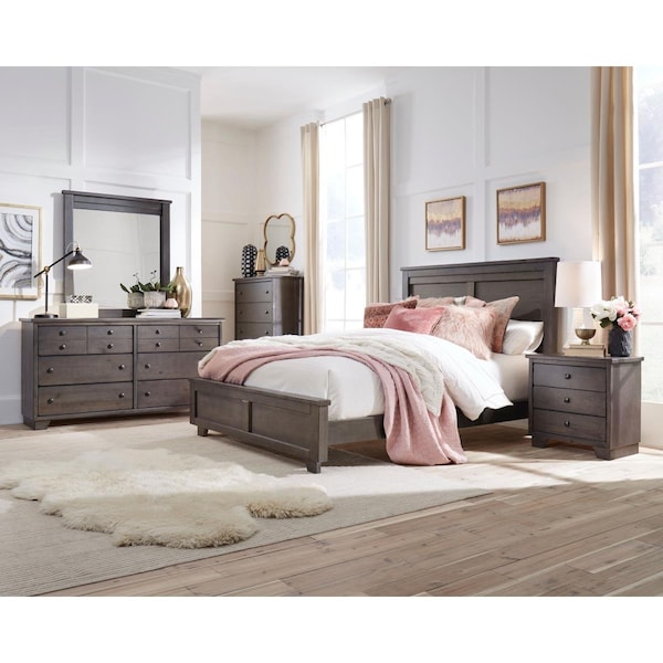 Progressive Furniture Bedroom Nightstand, Storm P680-43 | Zoro