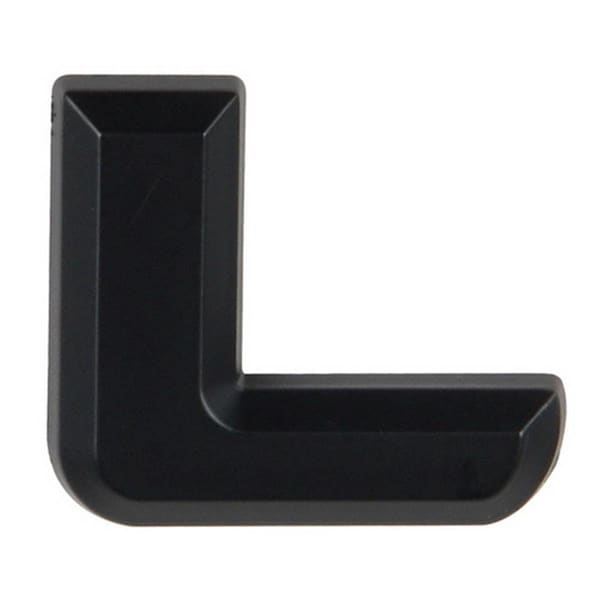 Pilot Emblem Matte Black Letter L PI433586 | Zoro