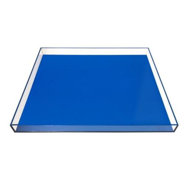 Trascocina Neon Blue Lucite Tray - Large TR3187185 | Zoro