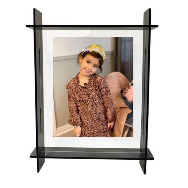 Muebles 5 x 7 in. Lucite Frame Grey MU3167661 | Zoro