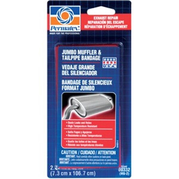 Permatex 120.54 sq. in. Jumbo Muffler & Tailpipe Bandage PE441365 | Zoro
