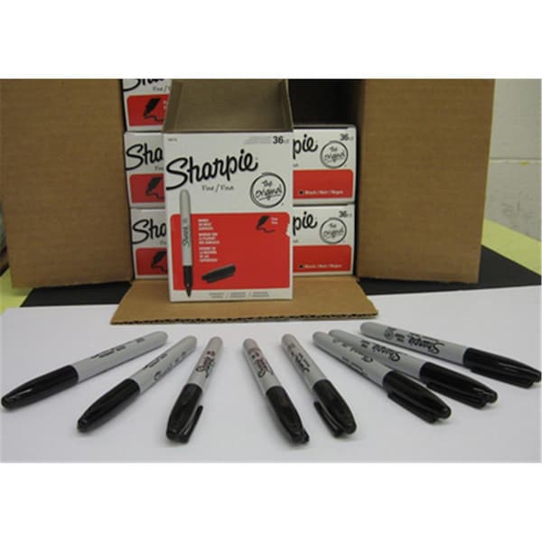 Sharpe Manufacturing Sharpie Original 30001 Fine Point Markers, 36PK ...