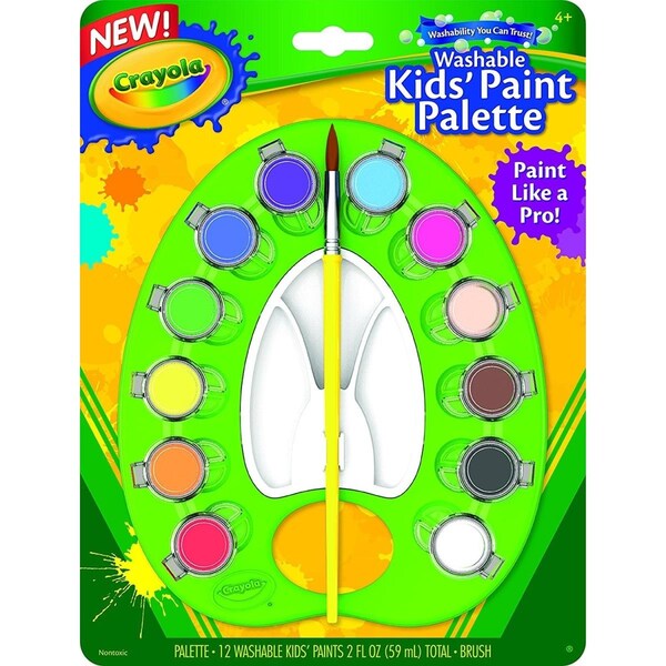 Crayola Washable Kids Paint Palette 54-1062 | Zoro