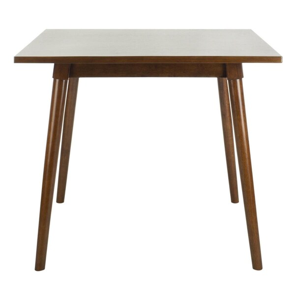 Safavieh Simone Square Dining Table, Walnut DTB9200A | Zoro