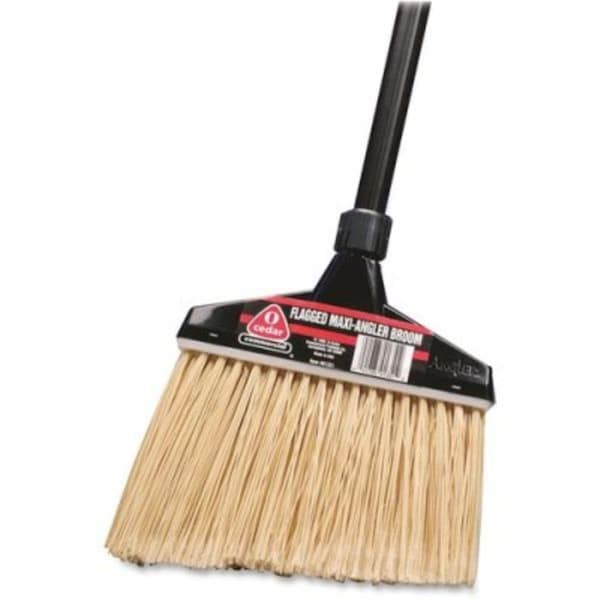 Eat-In 13 in. O-Cedar Maxi Angler Broom, Black EA3742508 | Zoro