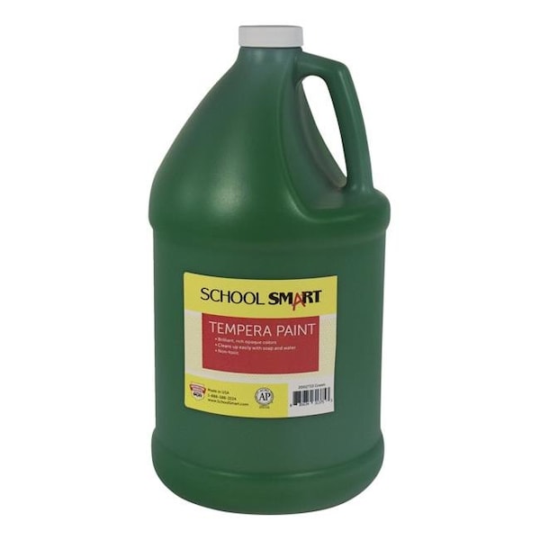 School Smart 2002733 1 gal Tempera Paint; Green 2002733 | Zoro