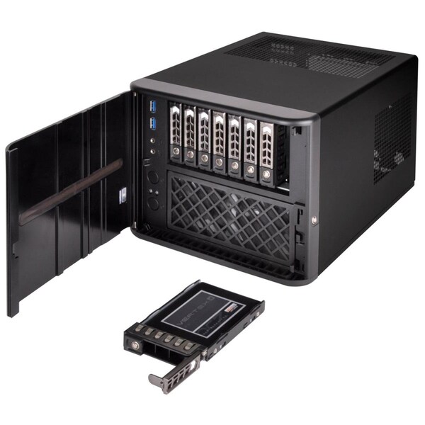Dynamicfunction Premium 8-Bay 2.5 in. Small Form Factor NAS Chassis ...