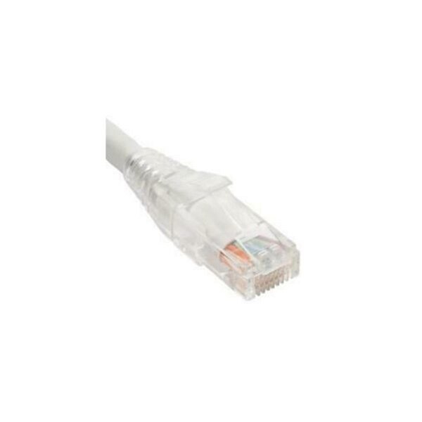 Maxpower 14 ft. CAT5E Clear Boot Patch Cord, White MA3231851 | Zoro