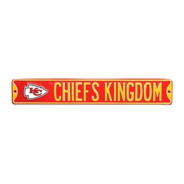 Authentic Street Signs Authentic Street Signs 35318 Chiefs Kingdom Logo ...