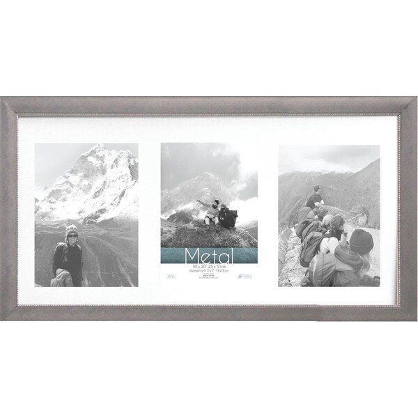 Timeless Frames Timeless Frames 62149 10 x 20 in. Metal Beaded Photo ...