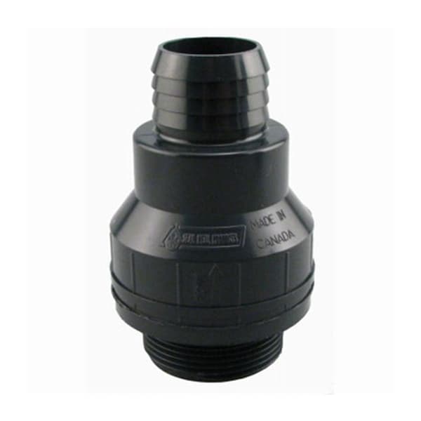 Water Source ABS In-Line Sump Pump Check Valve - 1.50 in. 235825 | Zoro