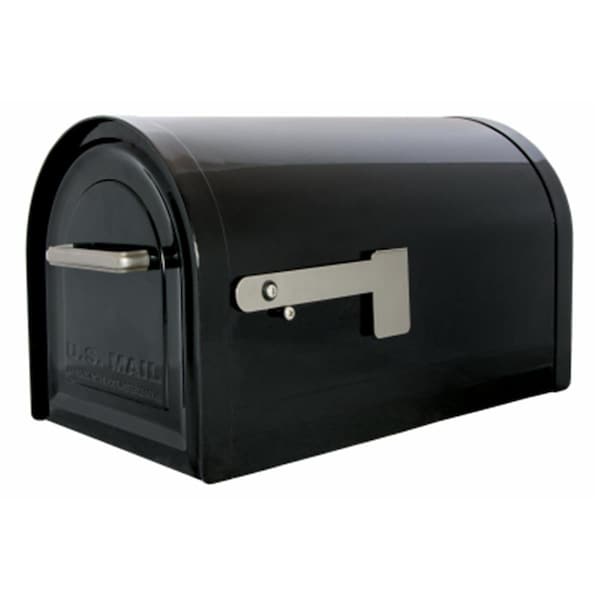 Solar Group Locking Mailbox - Black SO571099 | Zoro