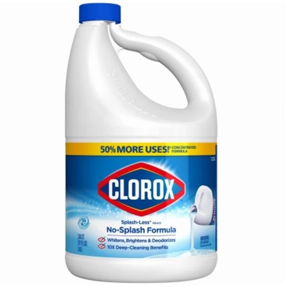 Clorox Clorox 265369 117 oz Splash-Less Formula Bleach - Pack of 3 ...