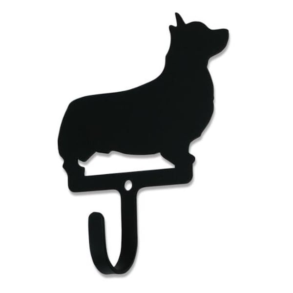 Village Wrought Iron WH-360-S Corgi Wall Hook - Small WH-360-S | Zoro