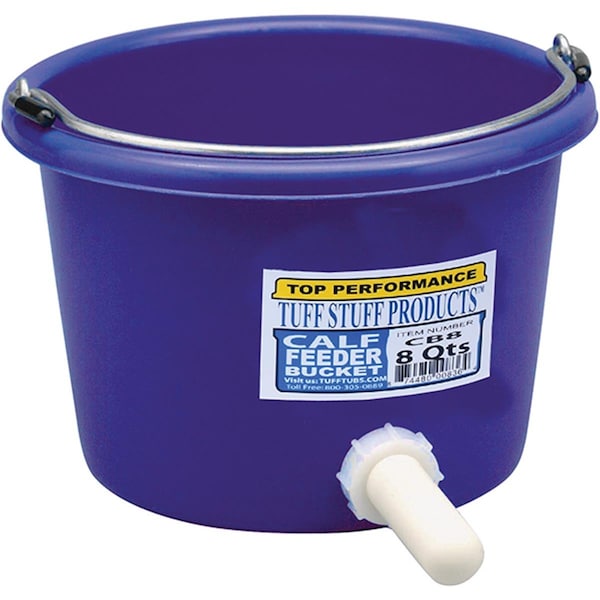 Tuff Stuff Products Calf Feeder Bucket 8 qt CB8 | Zoro